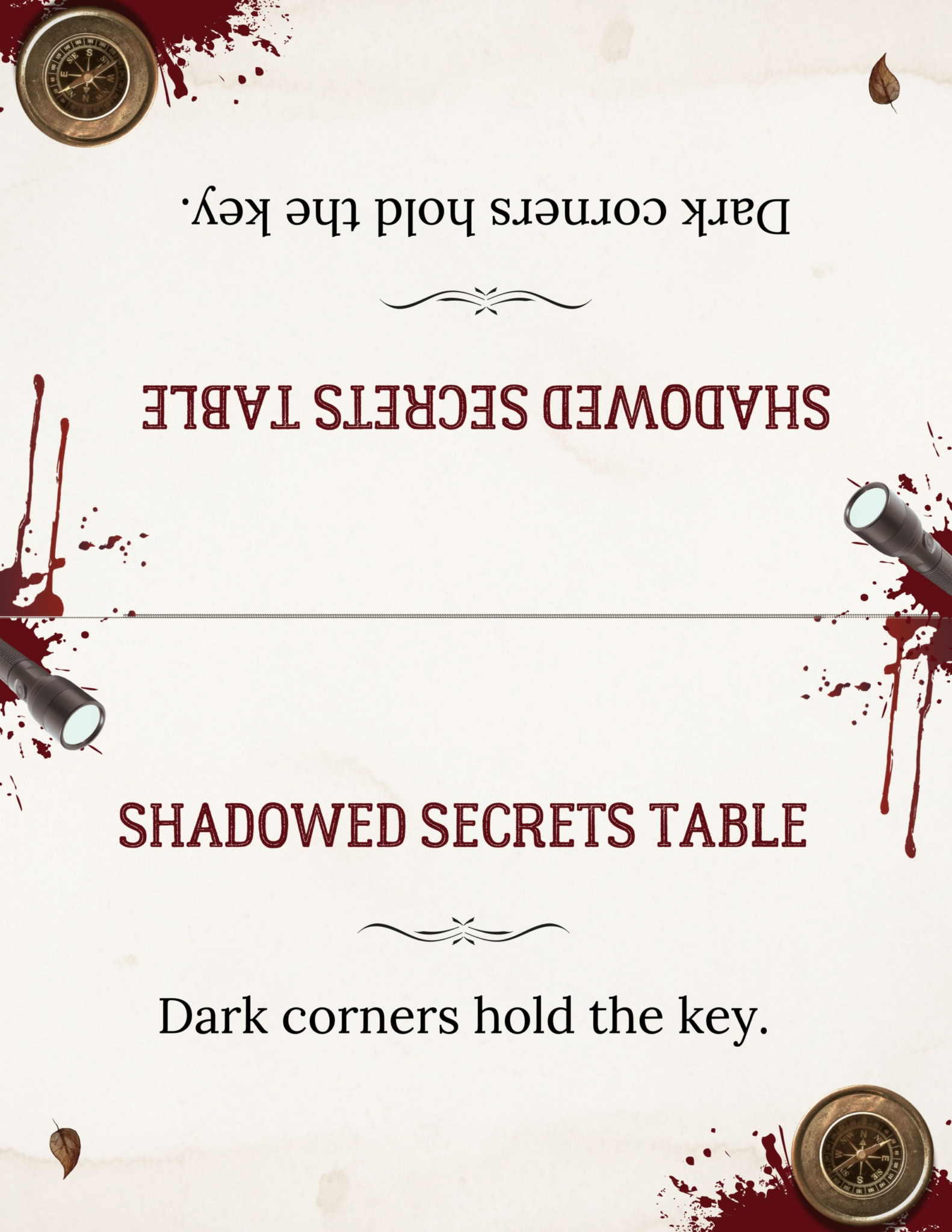 Murder Mystery Party Templates: Editable Game Invitations